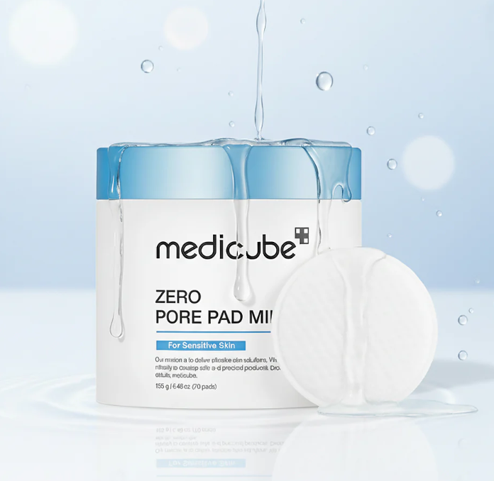 Medicube Zero Pore Pad Mild 70pcs | Gentle Exfoliation SA